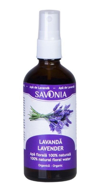 Apa florala organica de Lavanda, 100ml - Savonia | Prova.ro