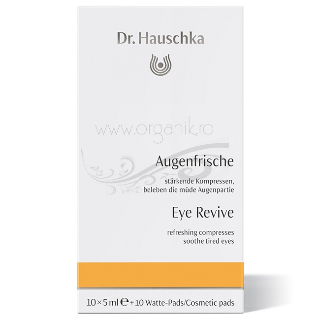 Comprese calmante pentru ochi obositi, 10 fiole - Dr. Hauschka | Prova.ro