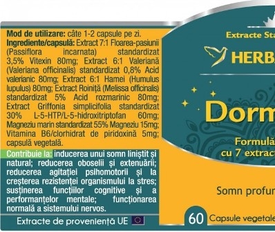Fara Stres supliment natural HERBAGETICA | Prova.ro