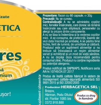 Fara Stres supliment natural HERBAGETICA | Prova.ro