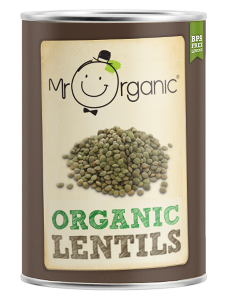 Conserva bio de linte verde, 400g - Mr. Organic | Prova.ro